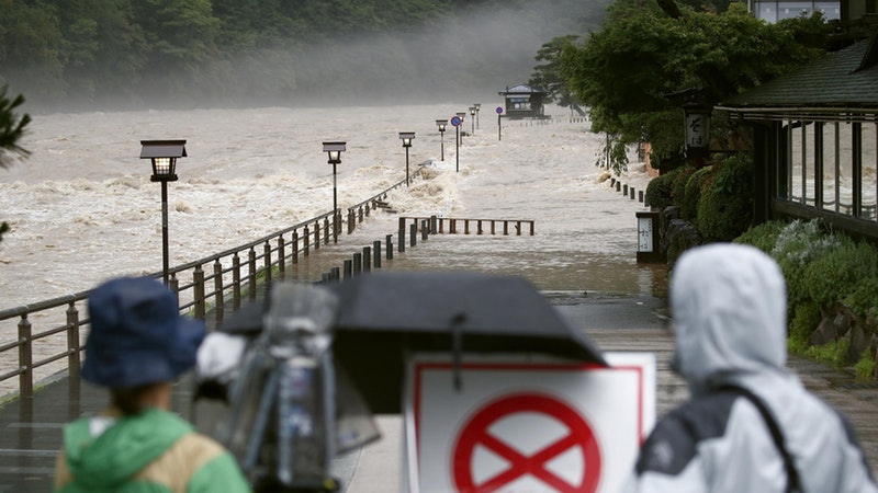 Several missing amid fatal floods in Japan | ITV News