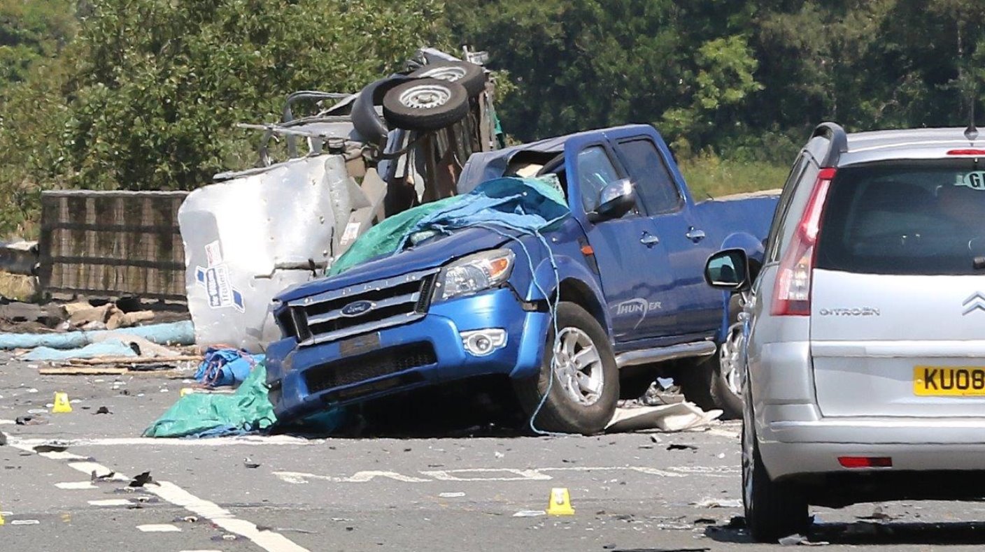 Witness appeal after man and dogs die in A75 crash | ITV News Border