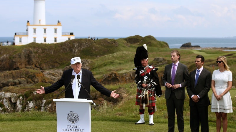 Donald Trump expected to increase time playing golf while in Scotland ...