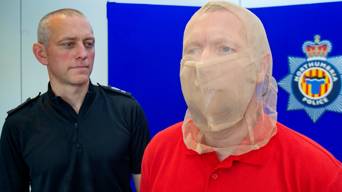 Northumbria Police equip officers with spit guards | ITV News Tyne Tees