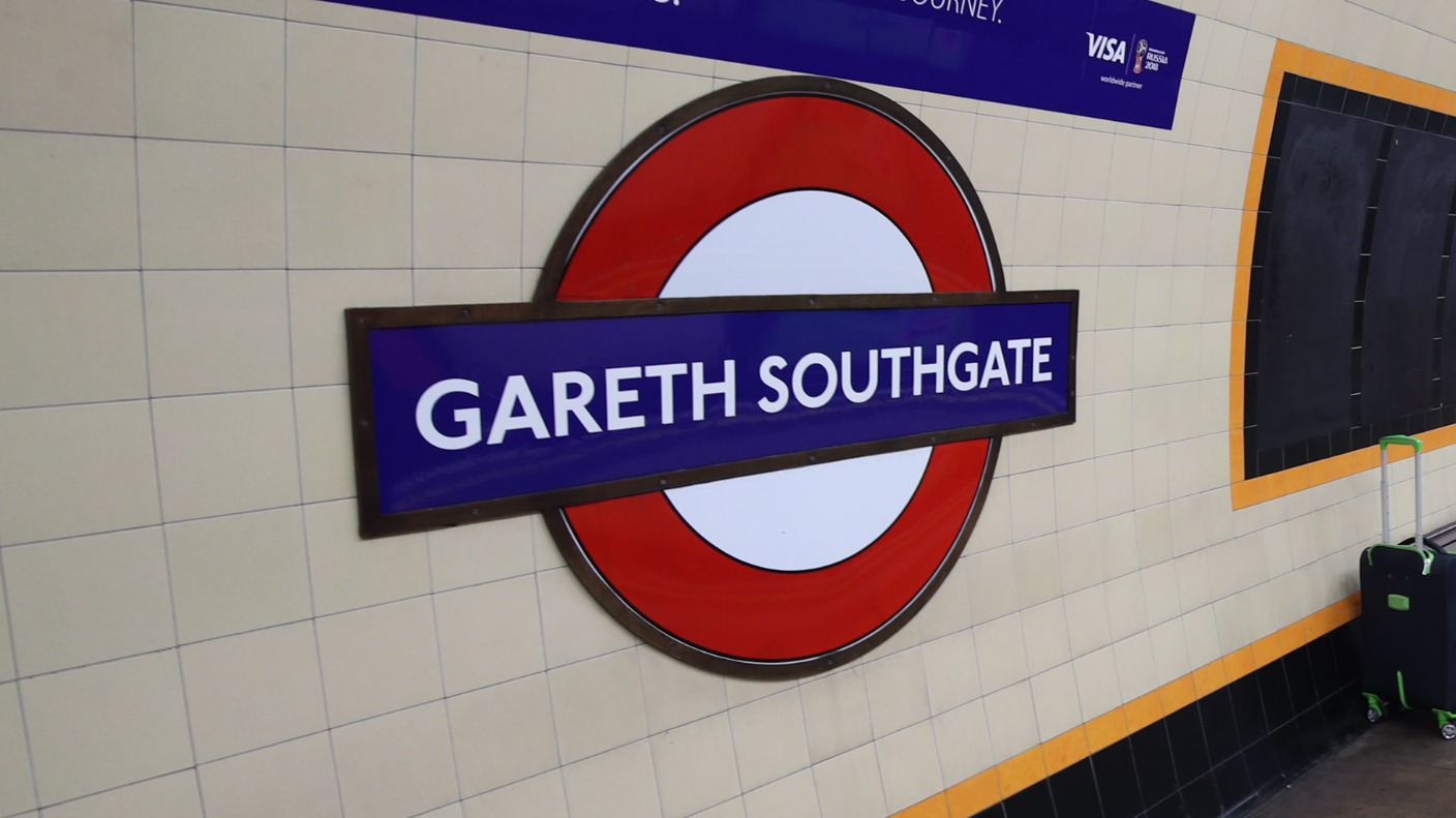 Anger as video emerges showing Gareth Southgate underground sign being ...