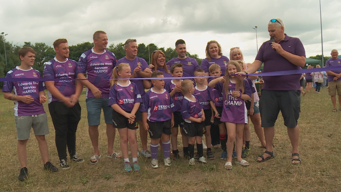 Tonna rugby club makes its kit purple in memory of former player and ...