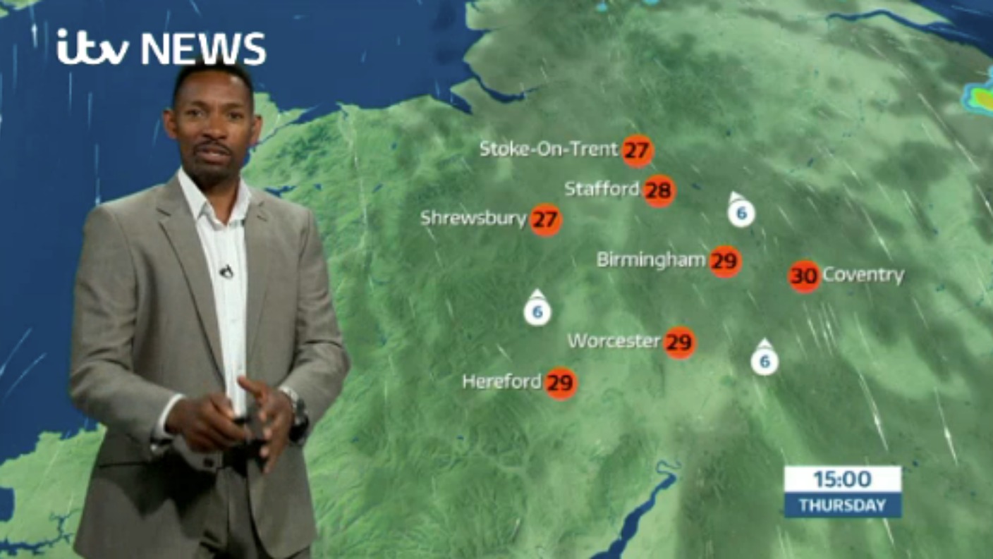 West Midlands Weather and Pollen: Hot, dry and sunny | ITV News Central