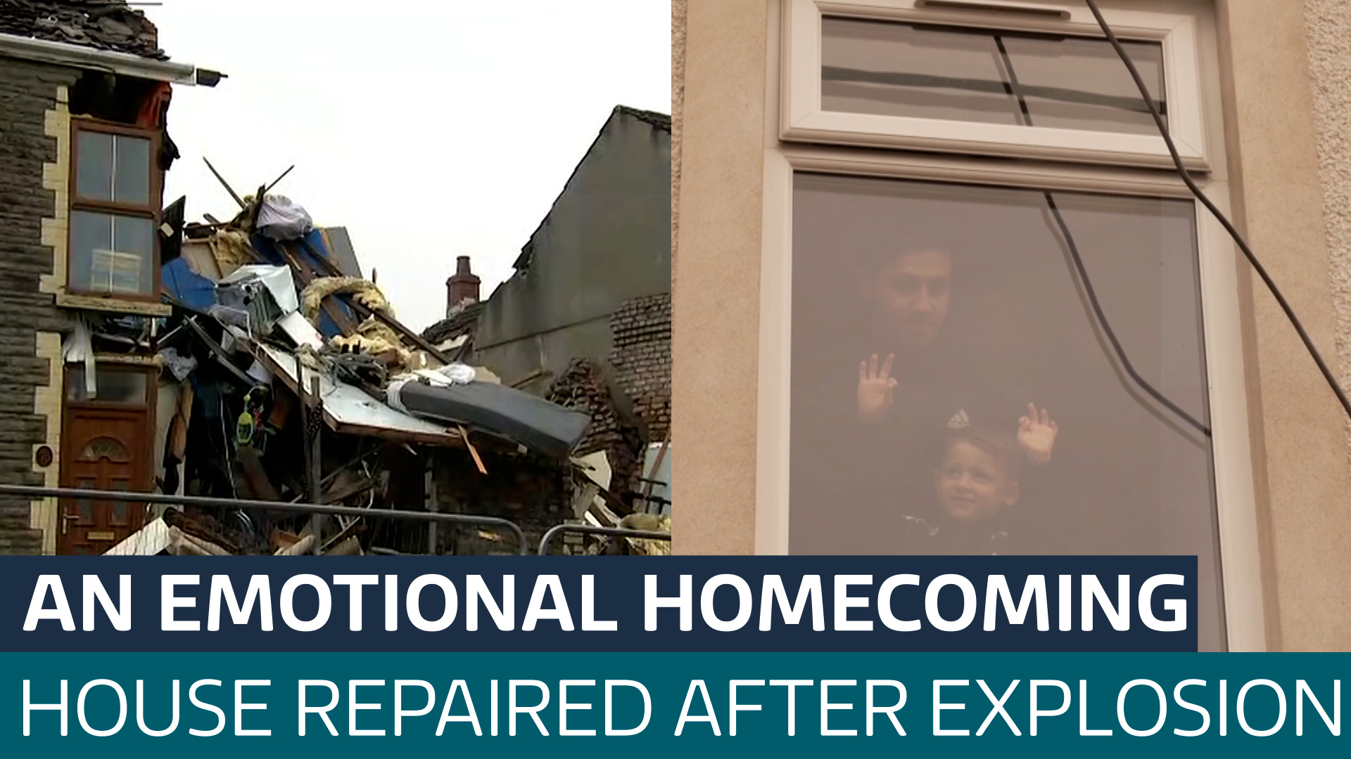 Family reunited with rebuilt home after gas explosion destroyed it ...