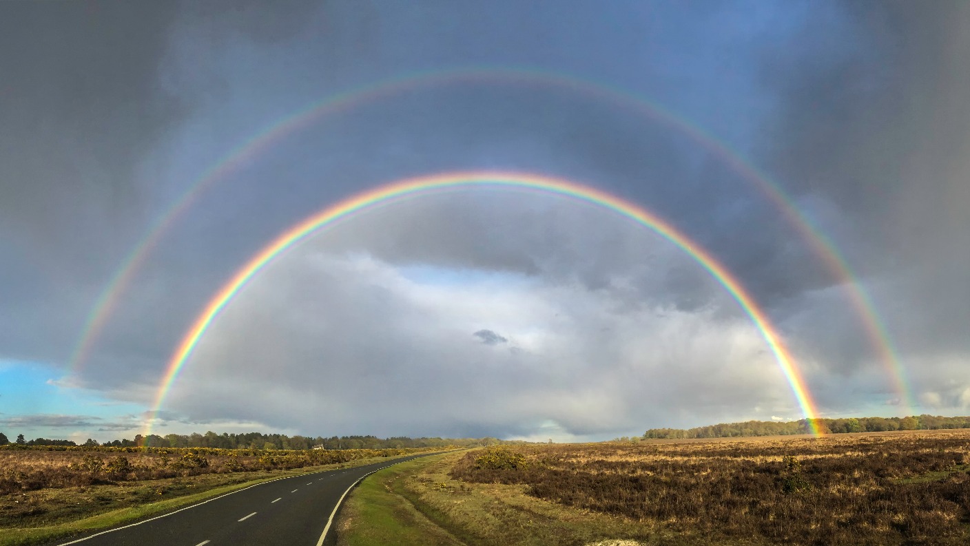 Holly's Blog: Rainbows, double rainbows and Alexander's Dark Band | ITV ...