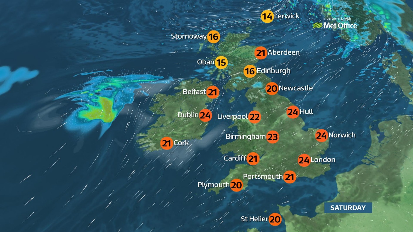 Weather: Drizzle in the west, sunny spells in the east | ITV News