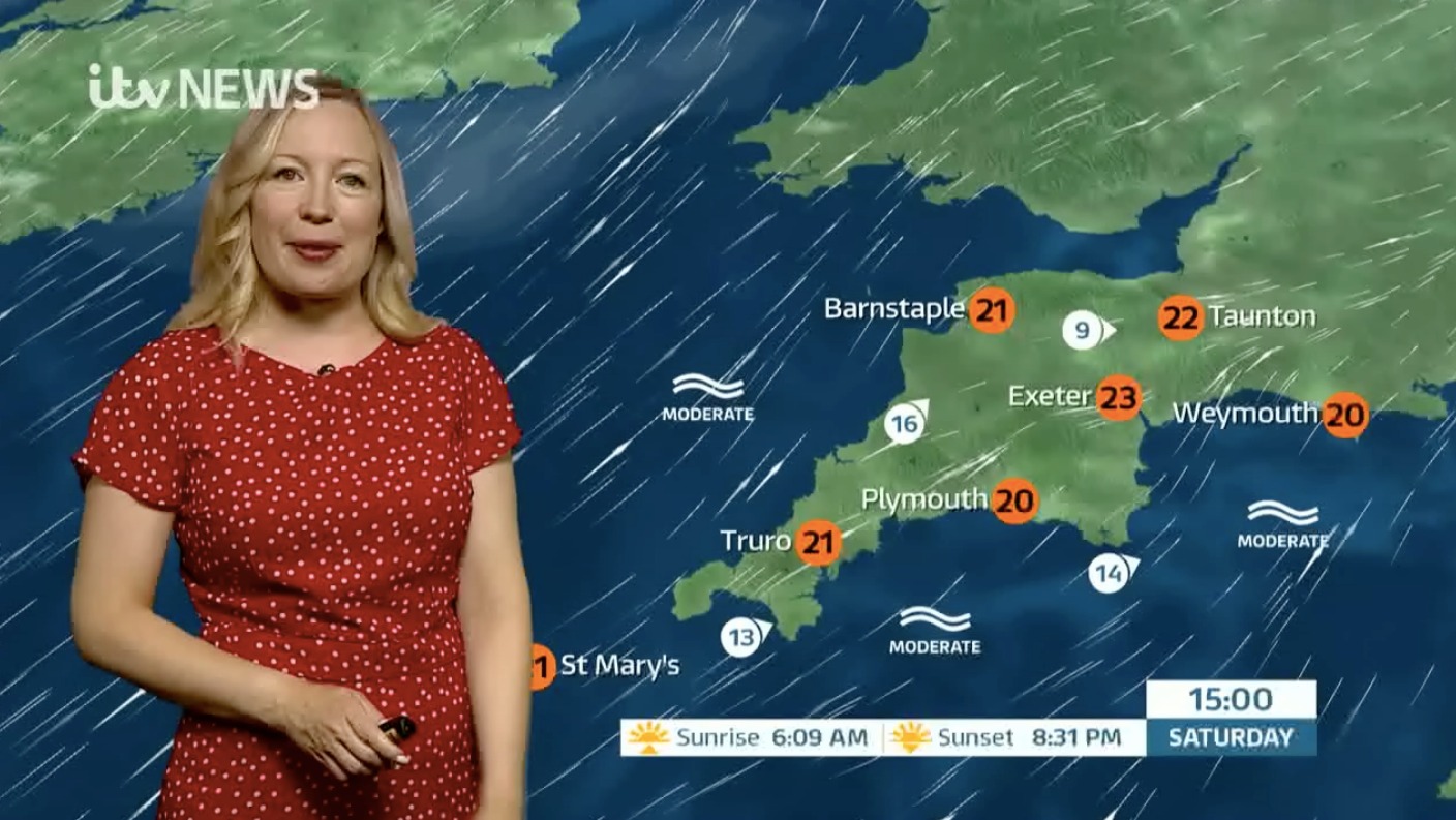 Philippa Drew has your weather forecast for the South West | ITV News ...