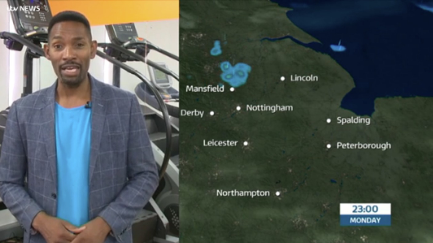 East Midlands Weather: Cloudy and humid, rain at times | ITV News Central
