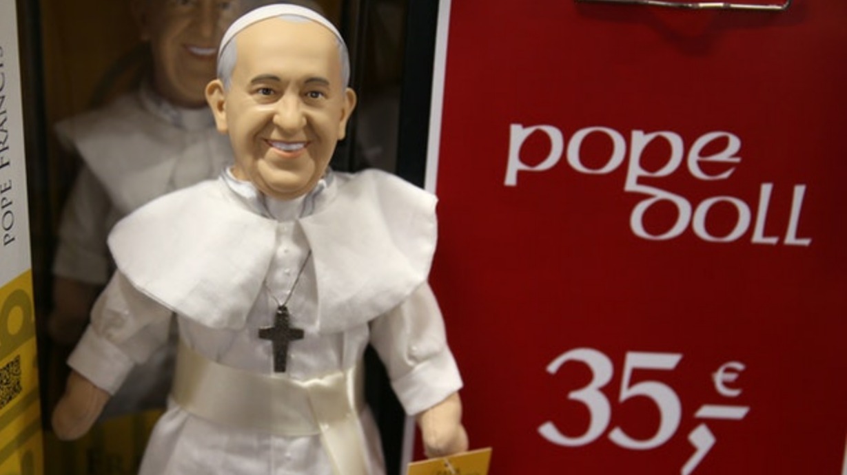 Pope-themed merchandise from dolls to wine prove popular ahead of ...