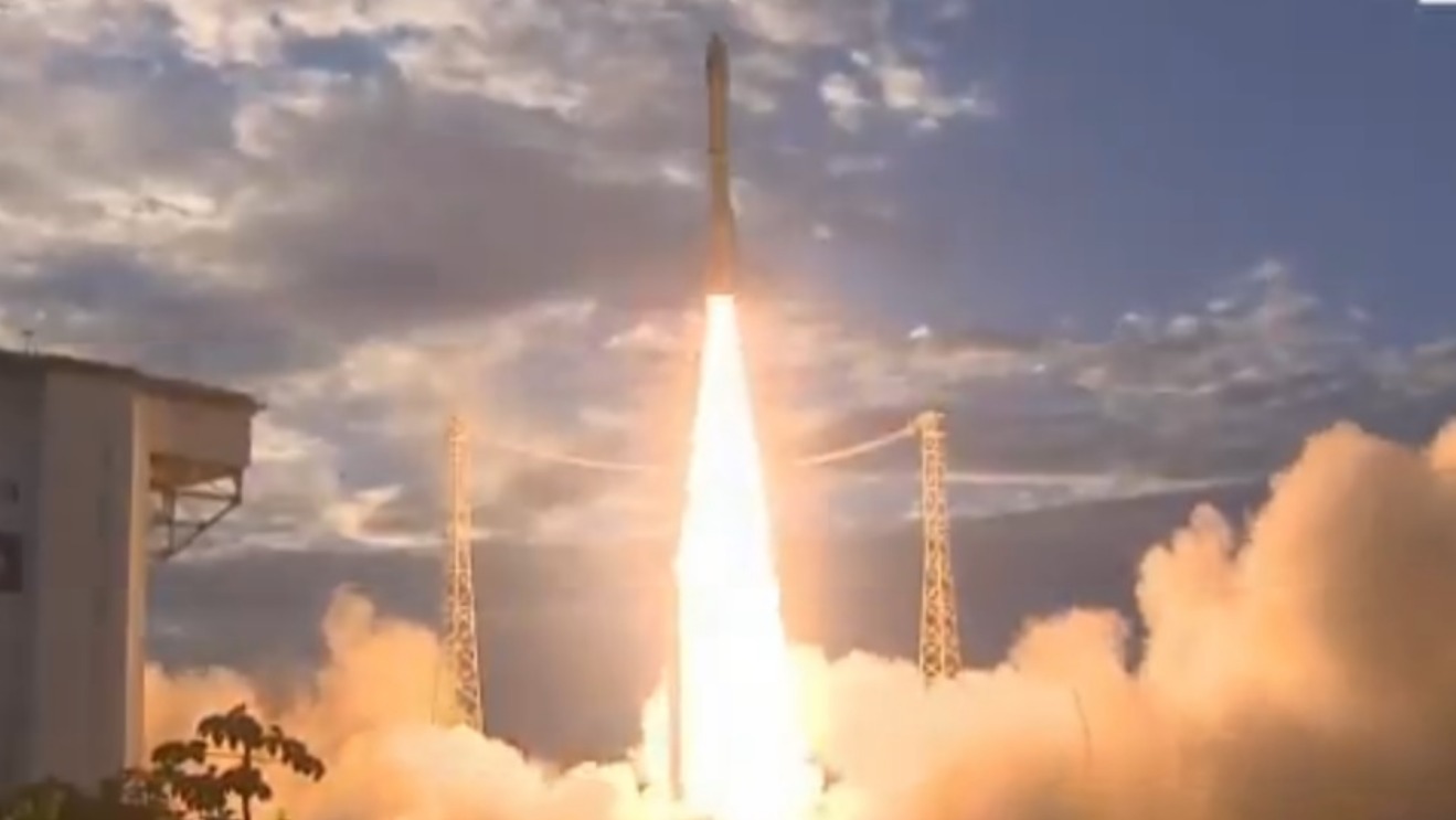 British-built laser satellite Aeolus launches as it embarks on mission ...