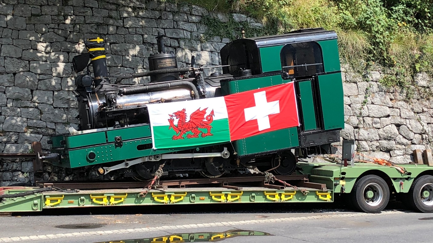Swiss train swaps the Alps for Snowdon in historic reunion of ...