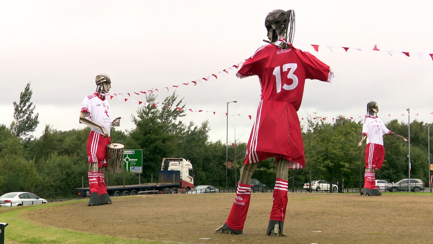 Tyrone turns red and white for All-Ireland final | UTV | ITV News