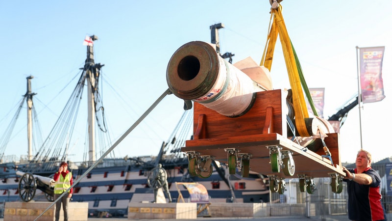‘Incredibly rare’ cannon from predecessor to Nelson’s flagship to go on ...