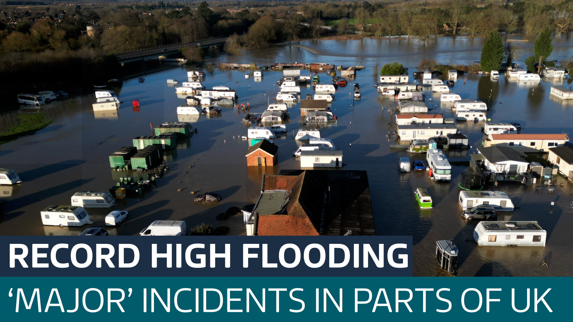 Record flooding in Leicestershire as snow and ice warnings continue ...