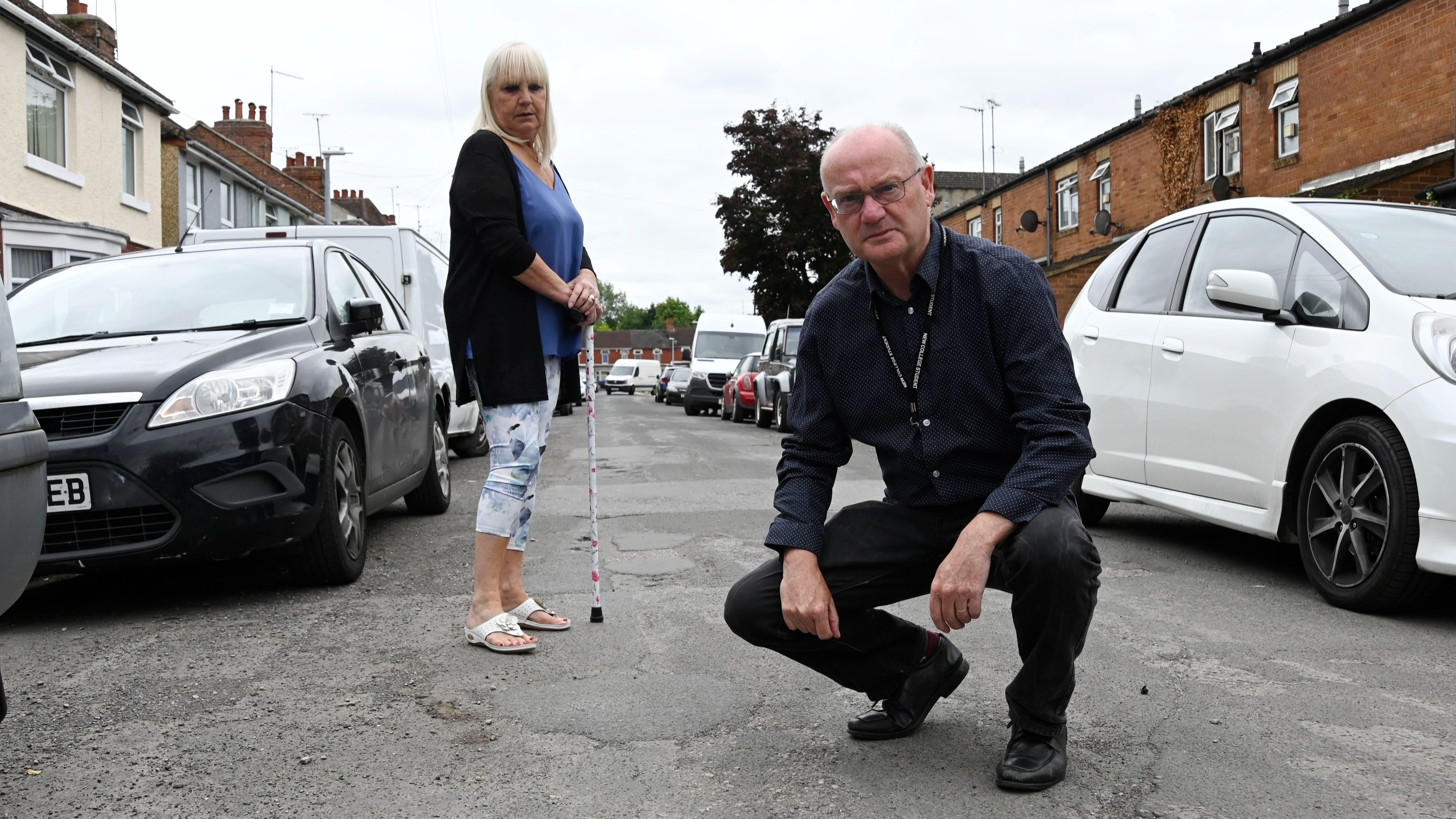 Swindon residents angry as crumbling road not resurfaced in '40 years ...