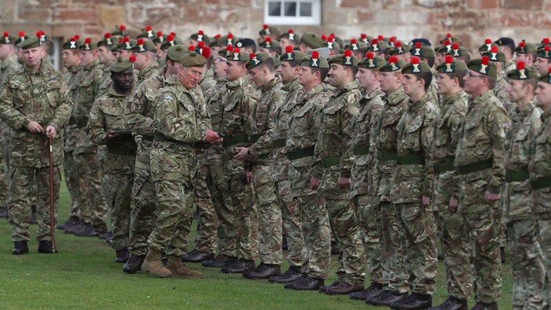Prince Charles presents Iraq campaign medals to troops | ITV News