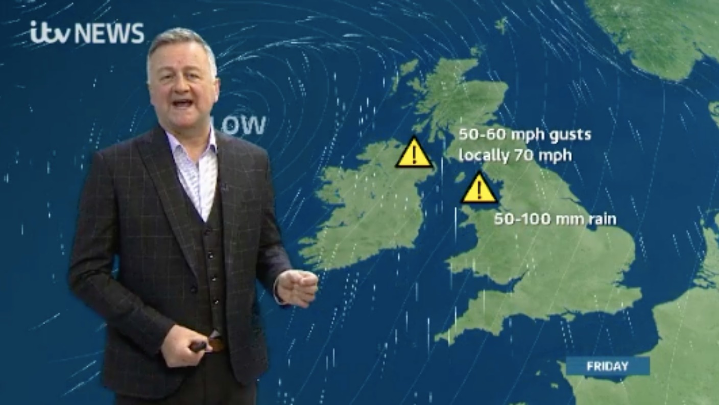 Here's Jon with Friday's afternoon weather for the North West | ITV ...