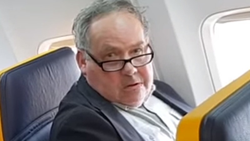 Police speak to man accused of racist outburst on Ryanair flight | ITV News