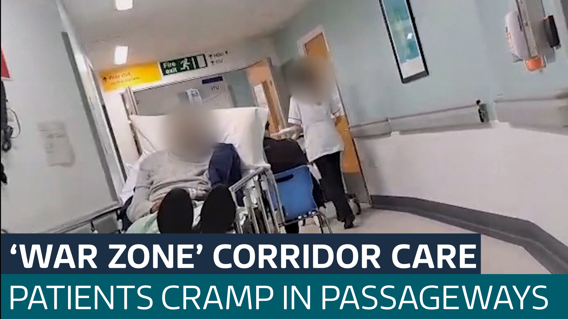 Footage reveals ‘war zone’ corridor care at NHS hospital - Latest From ...