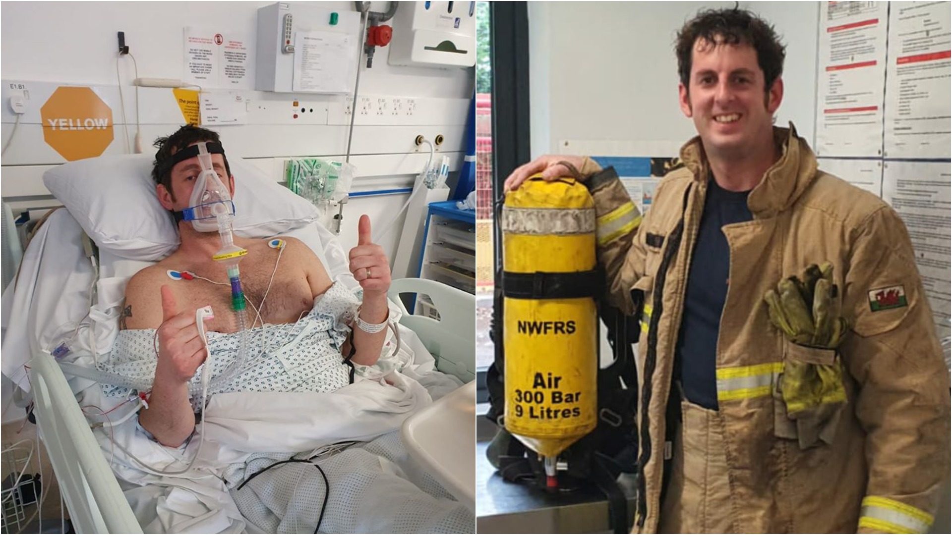 Firefighter who spent months recovering from Covid-19 returns to work ...