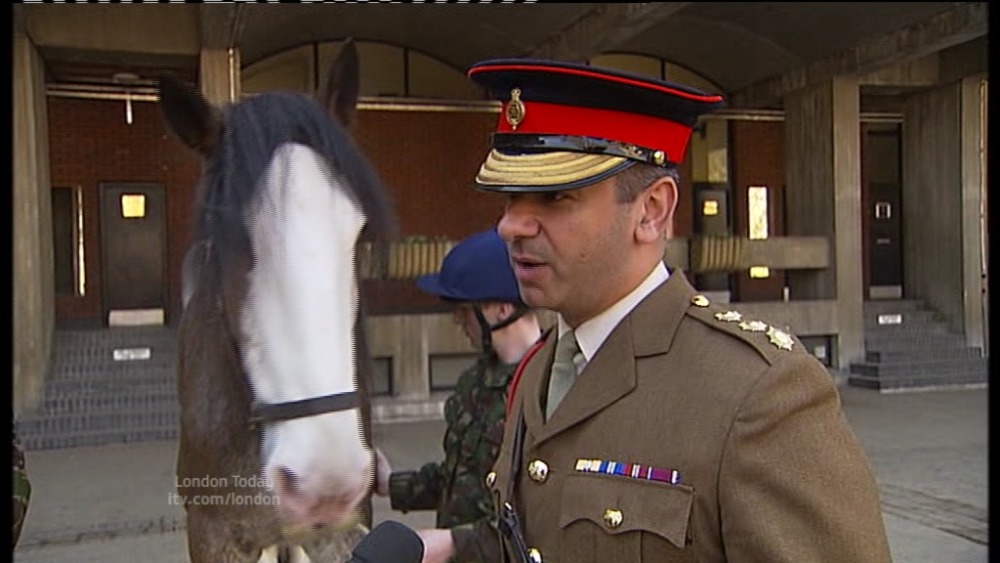 Dress rehearsal for Queen's cavalry | ITV News London