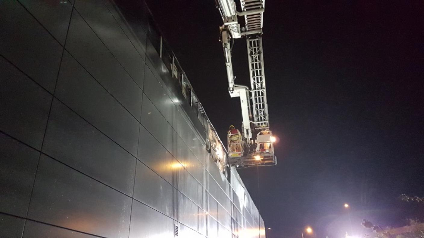 Large fire at Land Rover car dealership was accidental | ITV News Central