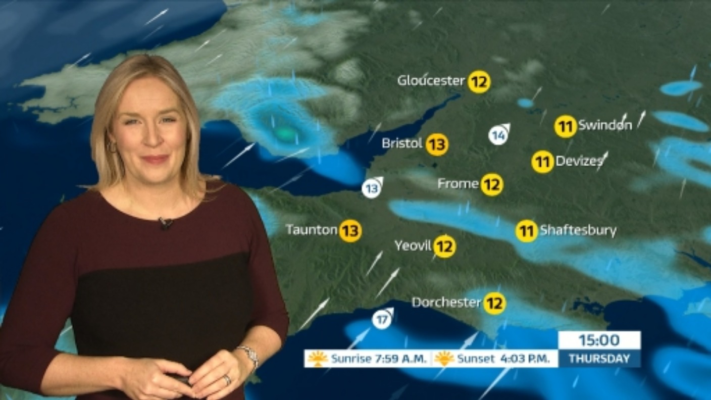 UK Weather Forecast: cloudy and breezy in the west | ITV News West Country