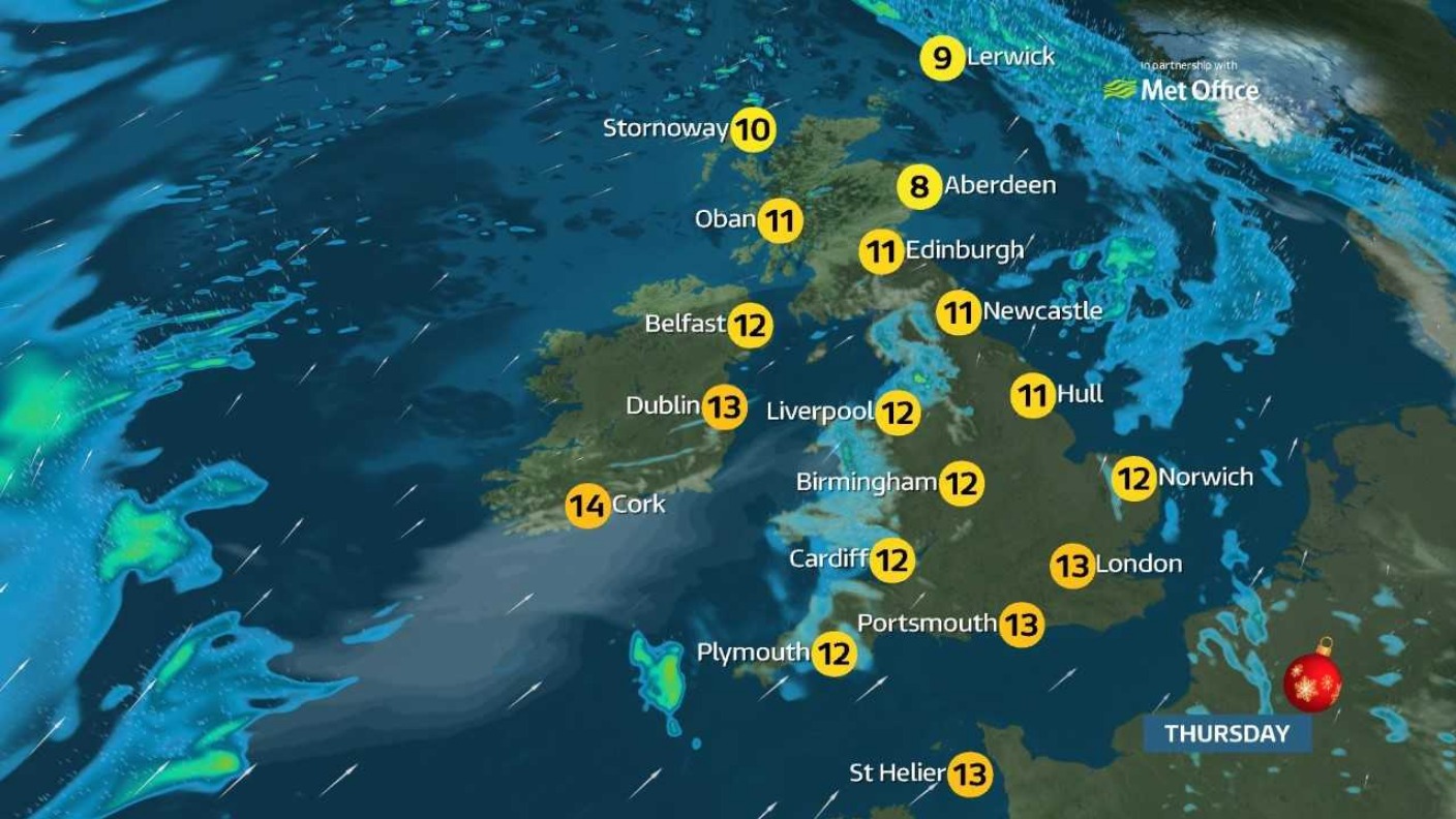 Cloudy and breezy for most parts | ITV News