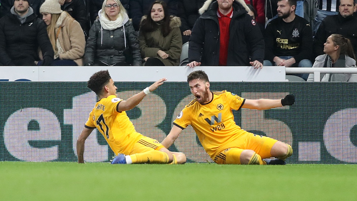 Wolves net late winner to take all three points at 10-man Newcastle ...