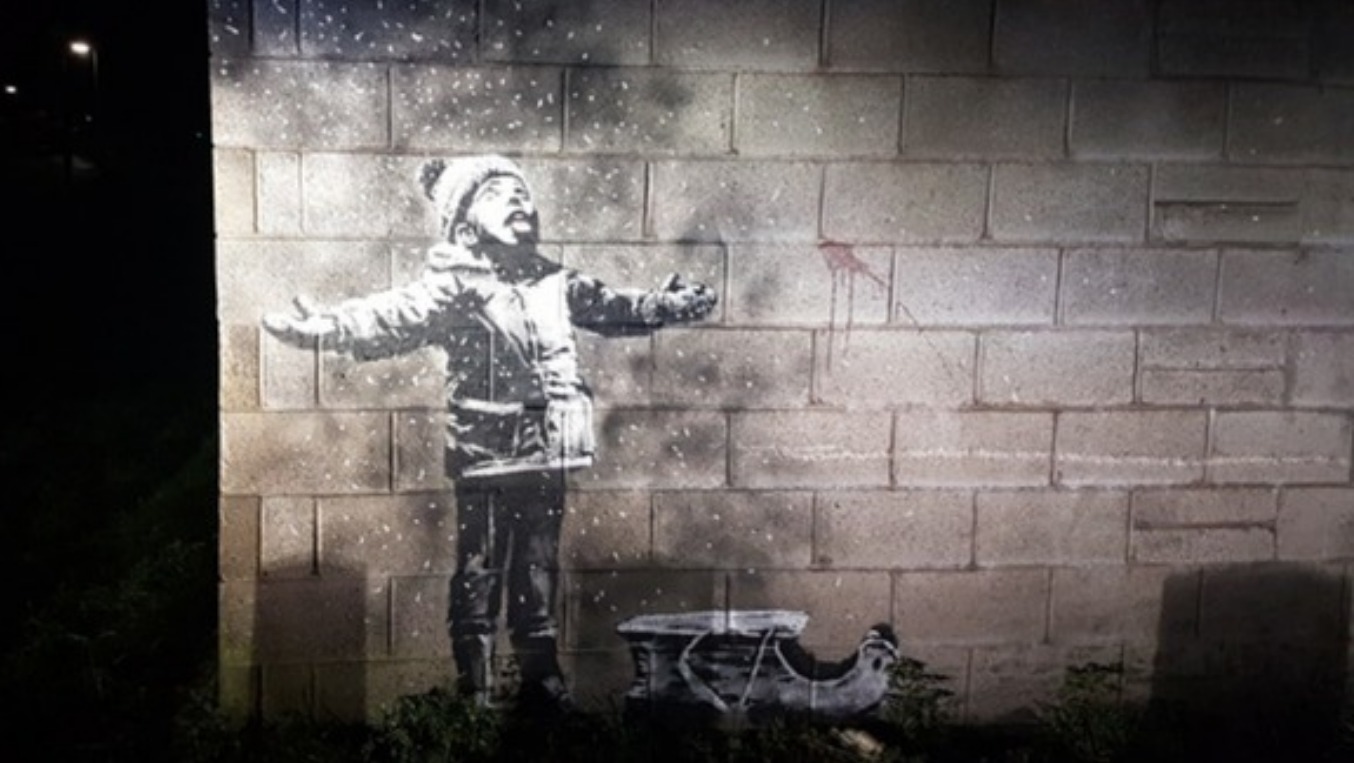 Port Talbot resident fundraising to protect Banksy artwork | ITV News Wales