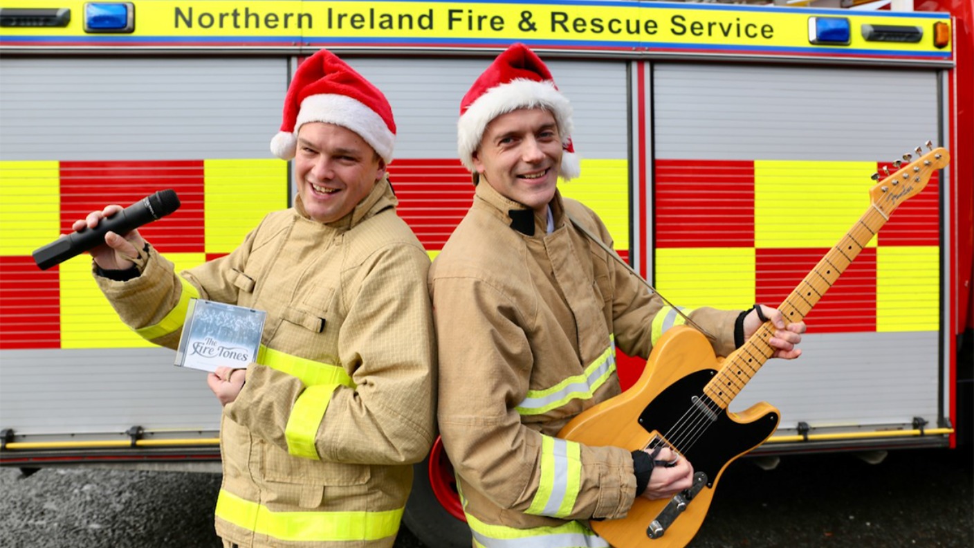 Firefighters still in running for Christmas Number One | UTV | ITV News