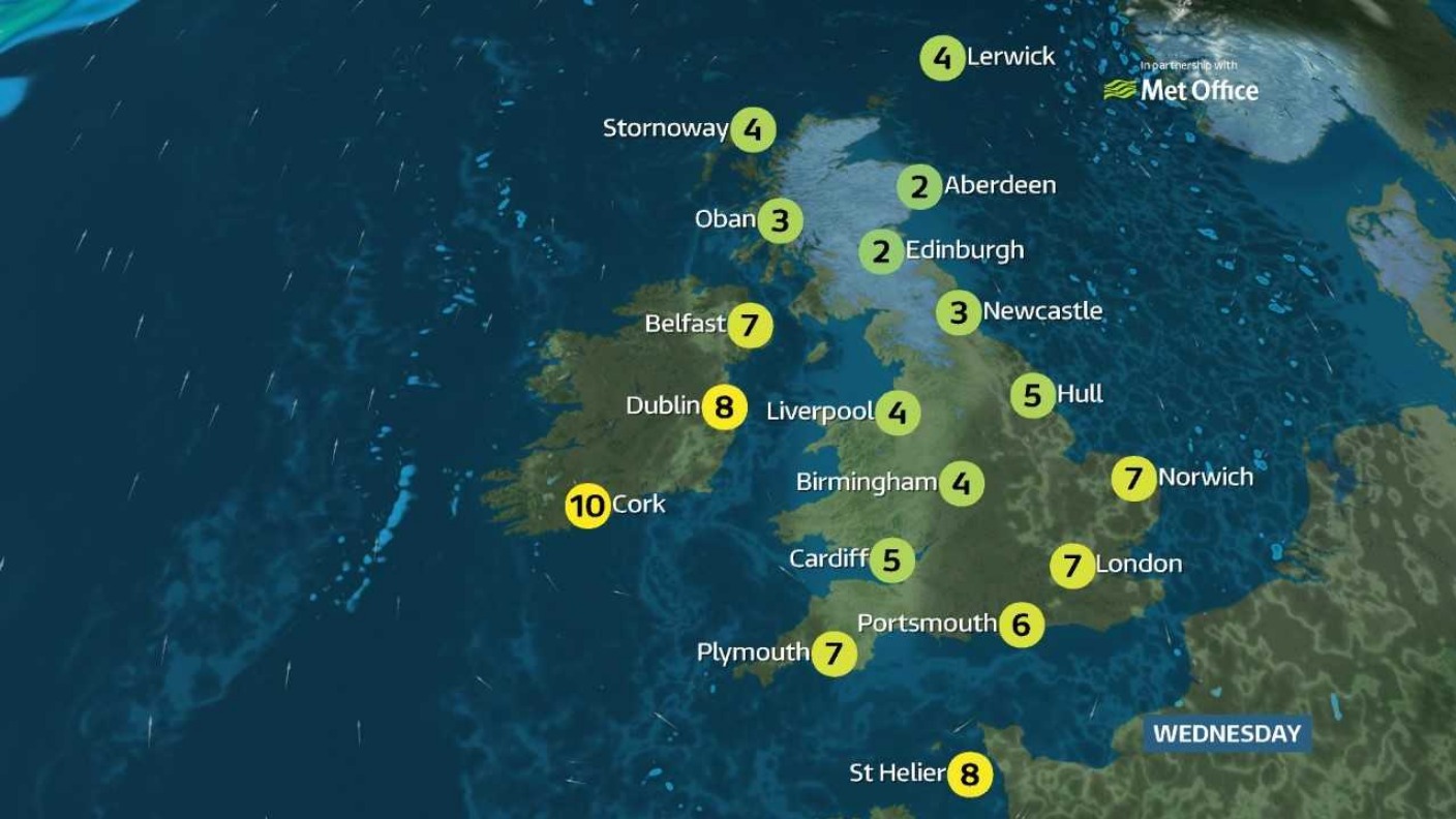 Freezing fog patches will lift this morning | ITV News