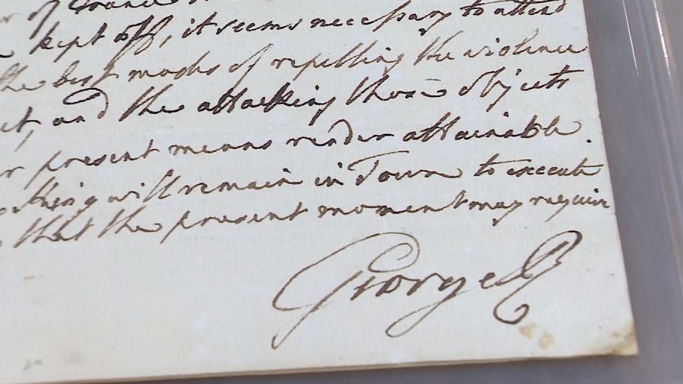 Handwritten George III letter to be auctioned in Cambridge | ITV News ...