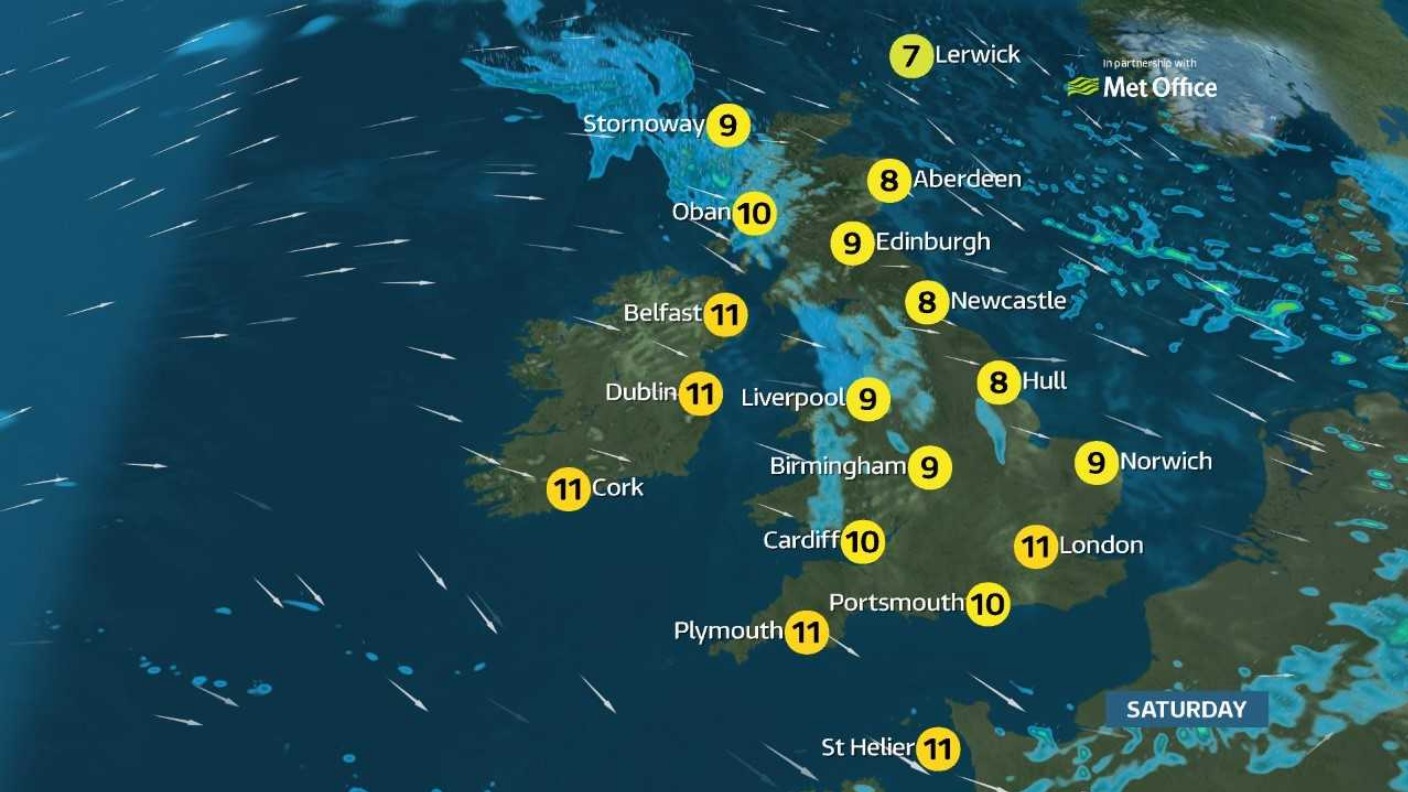 A cloudy, mild and windy day for many | ITV News