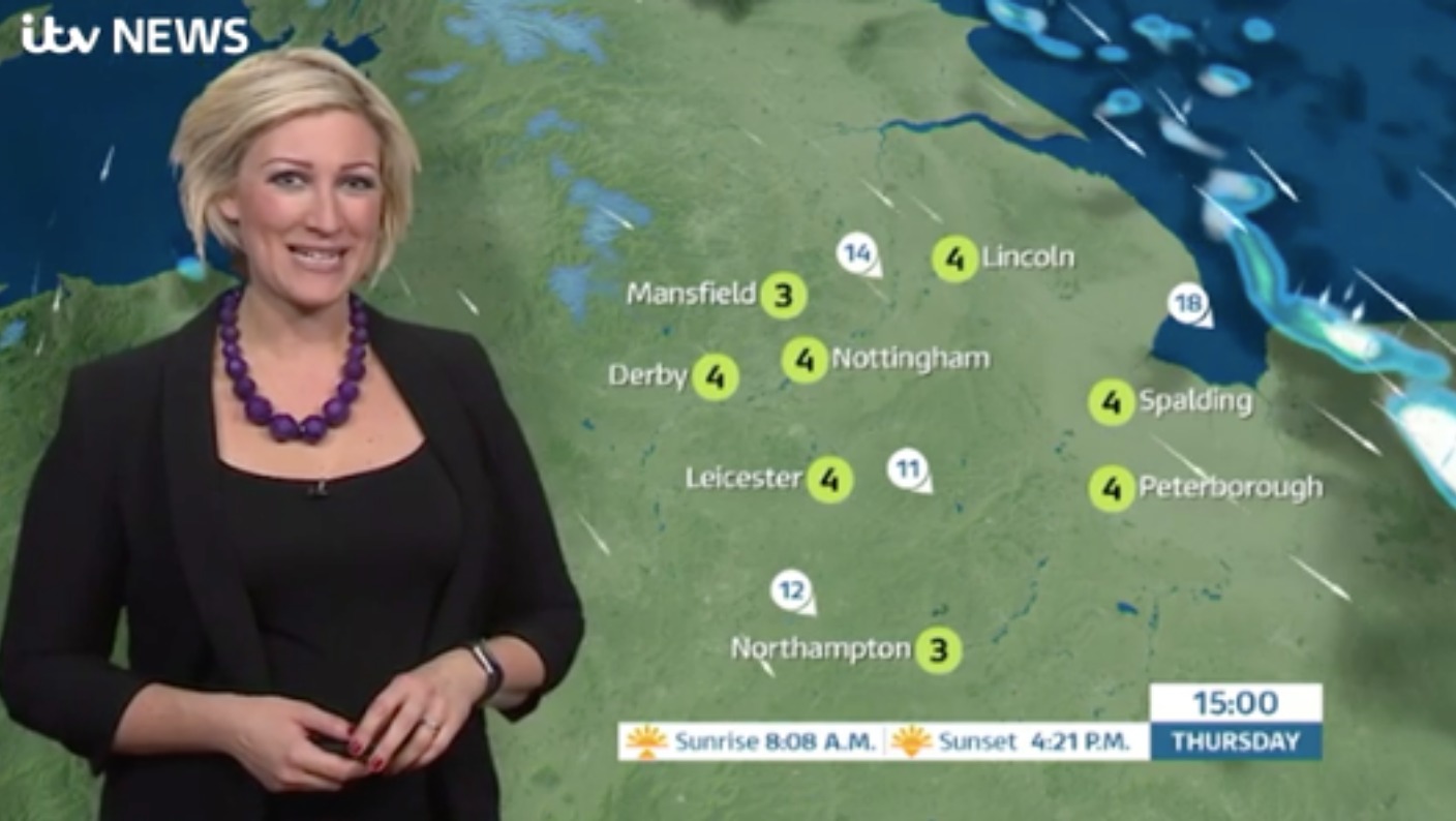 East Midlands Weather: Cold with wintry showers at first | ITV News Central