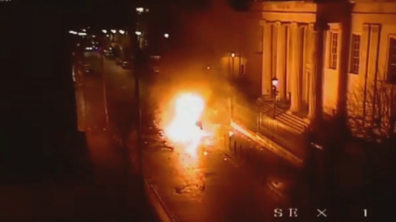 CCTV footage of car bomb released | UTV | ITV News