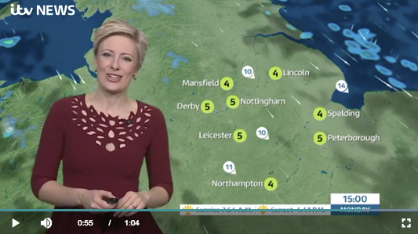 East Midlands Weather: Wet and windy later. | ITV News Central