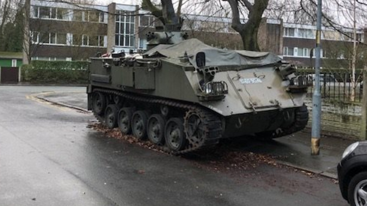 Tanks a lot! Parking loophole prevents tank that's obstructed pavement ...
