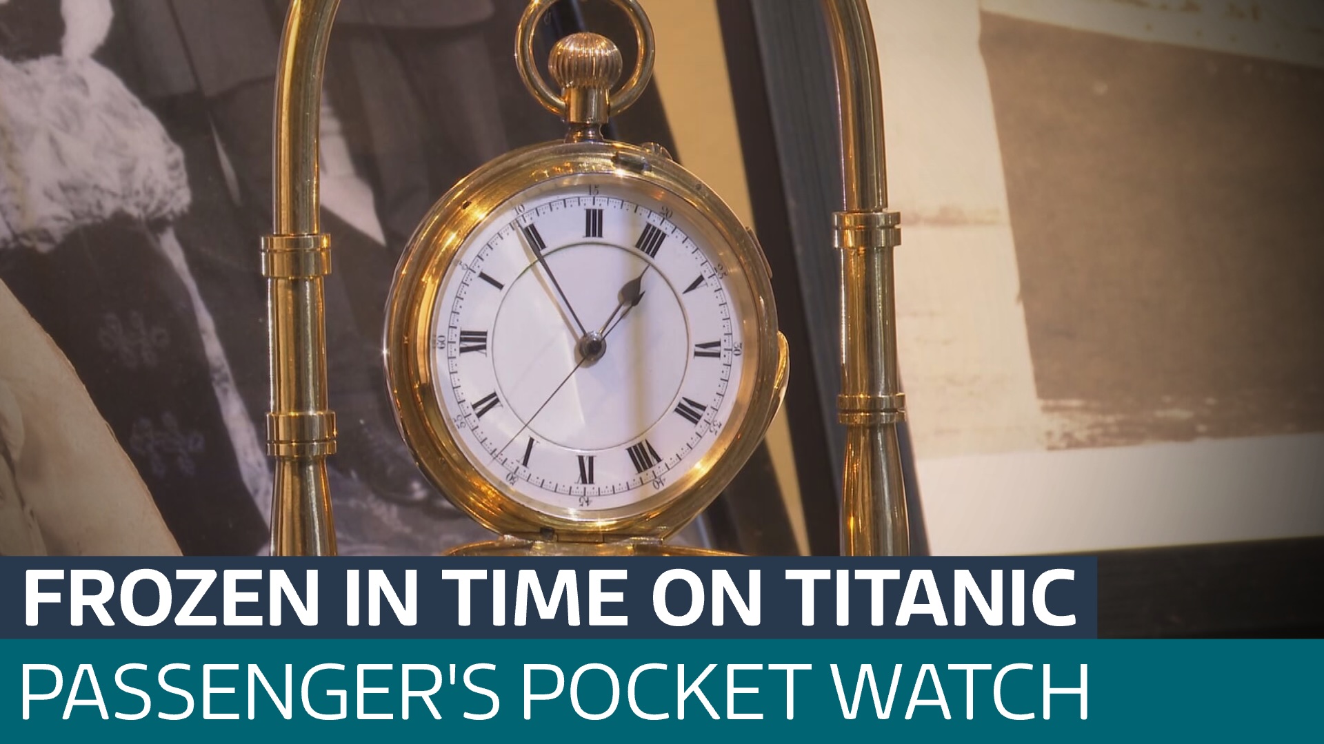 Gold pocket watch given to one of the heroes of the Titanic to be sold ...