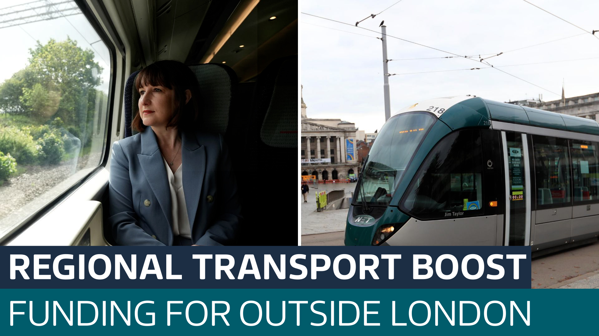 Reeves announces £15bn for transport outside London, but warns of tough ...