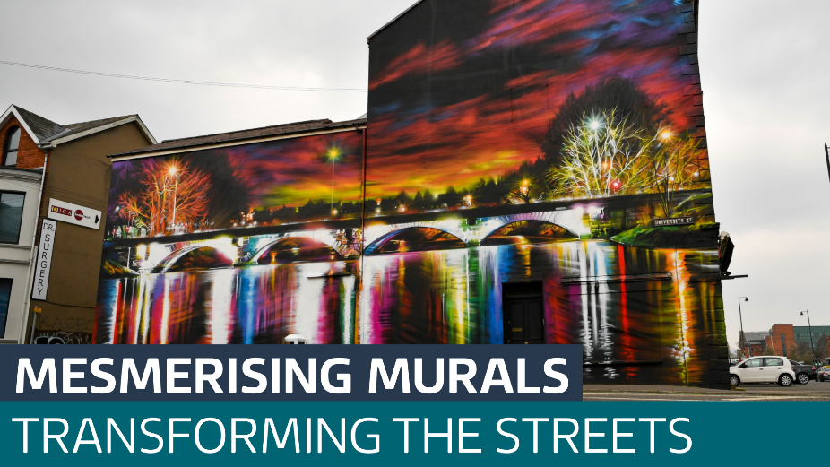 Vibrant street art transforming NI landscape - Latest From ITV News