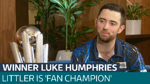 Luke Humphries says runner-up Luke Littler is the 'fans' champion ...