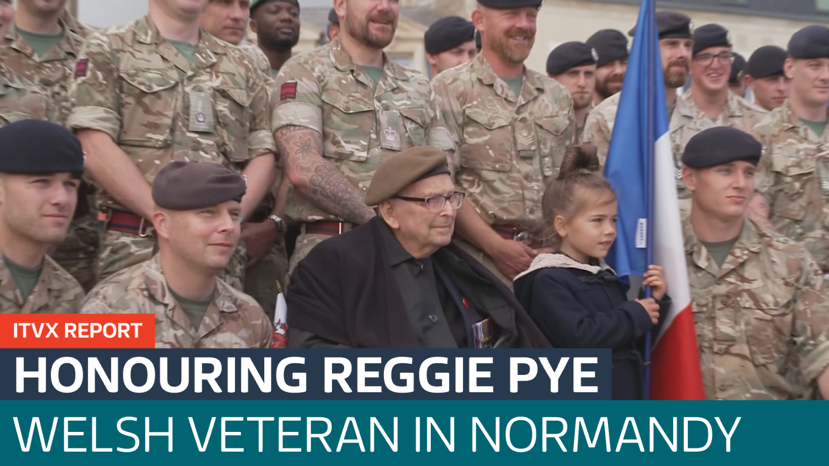 We caught up with Welsh veteran Reggie Pye in France for the D-Day ...