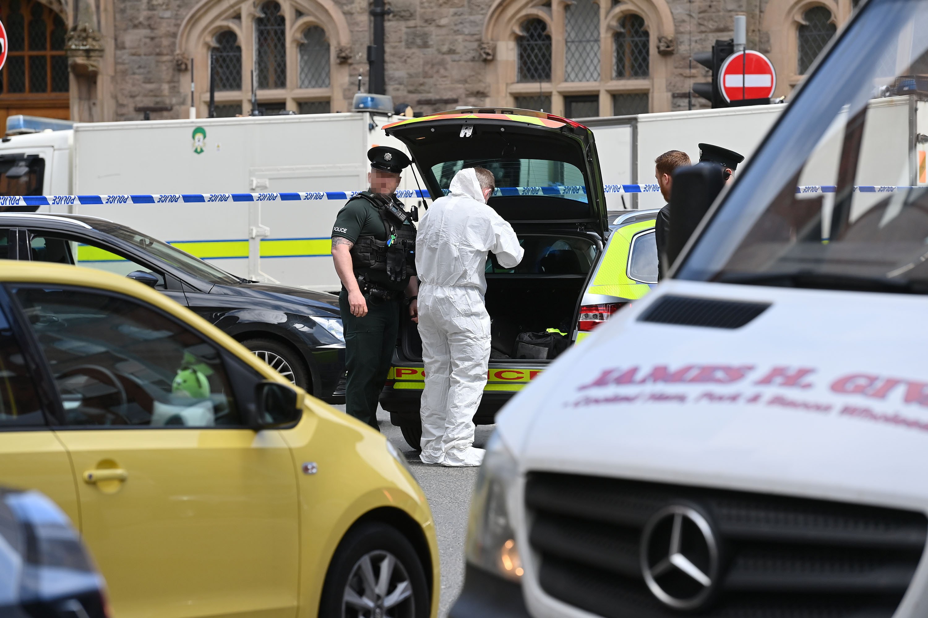 Two men arrested following Belfast city centre 'incident' | UTV | ITV News
