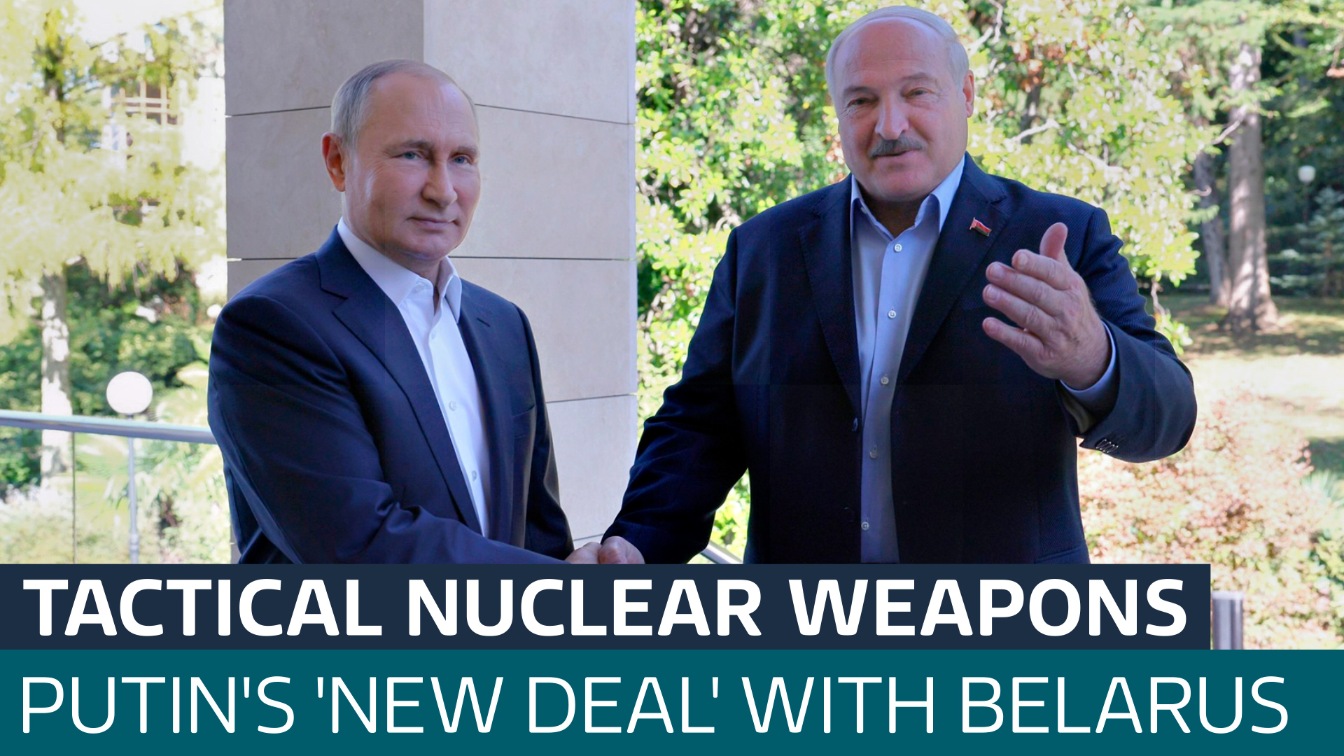 President Putin announces deal to station tactical nuclear weapons in ...