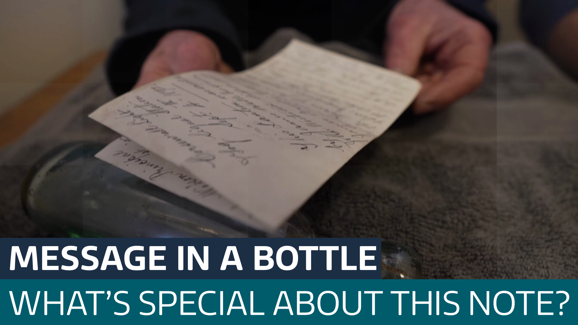 Engineers find nineteenth century message in a bottle hidden in ...