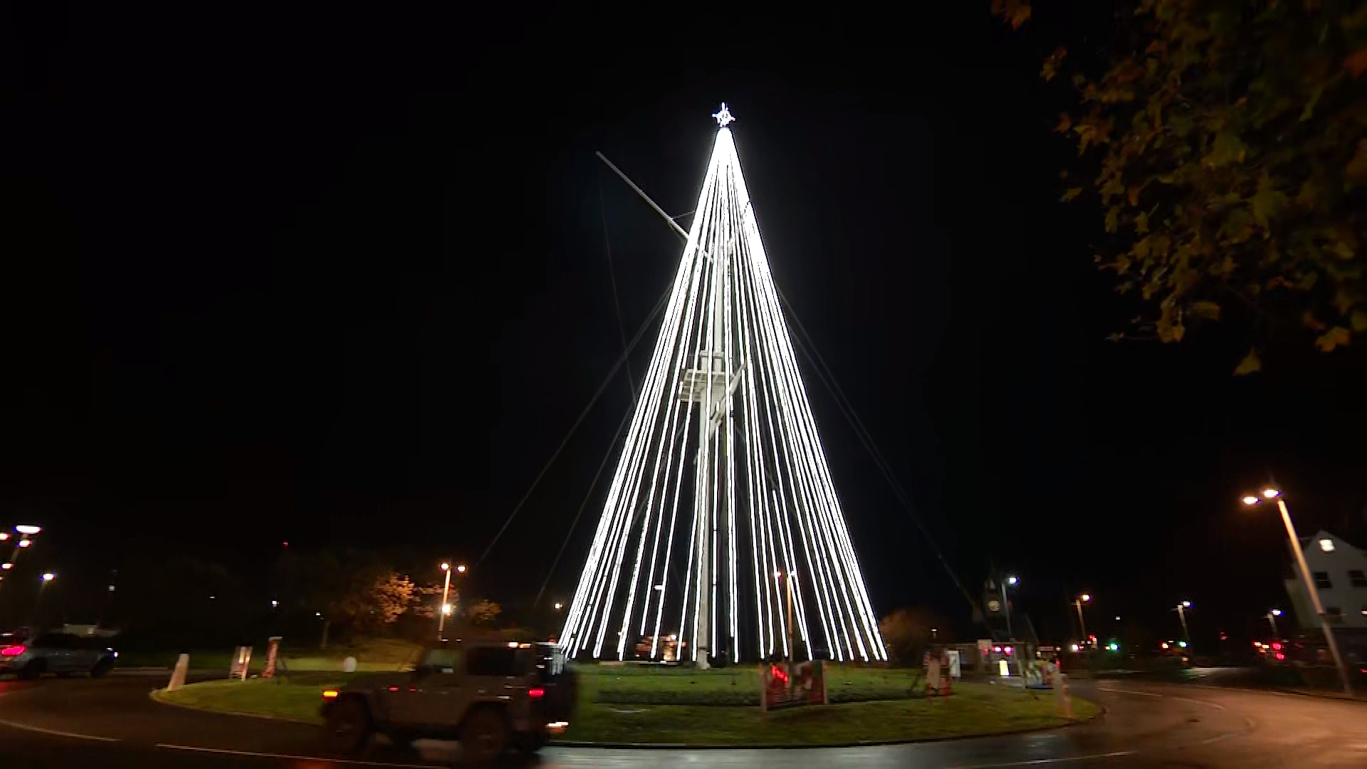 Tree of Joy lights up in Guernsey | ITV News Channel