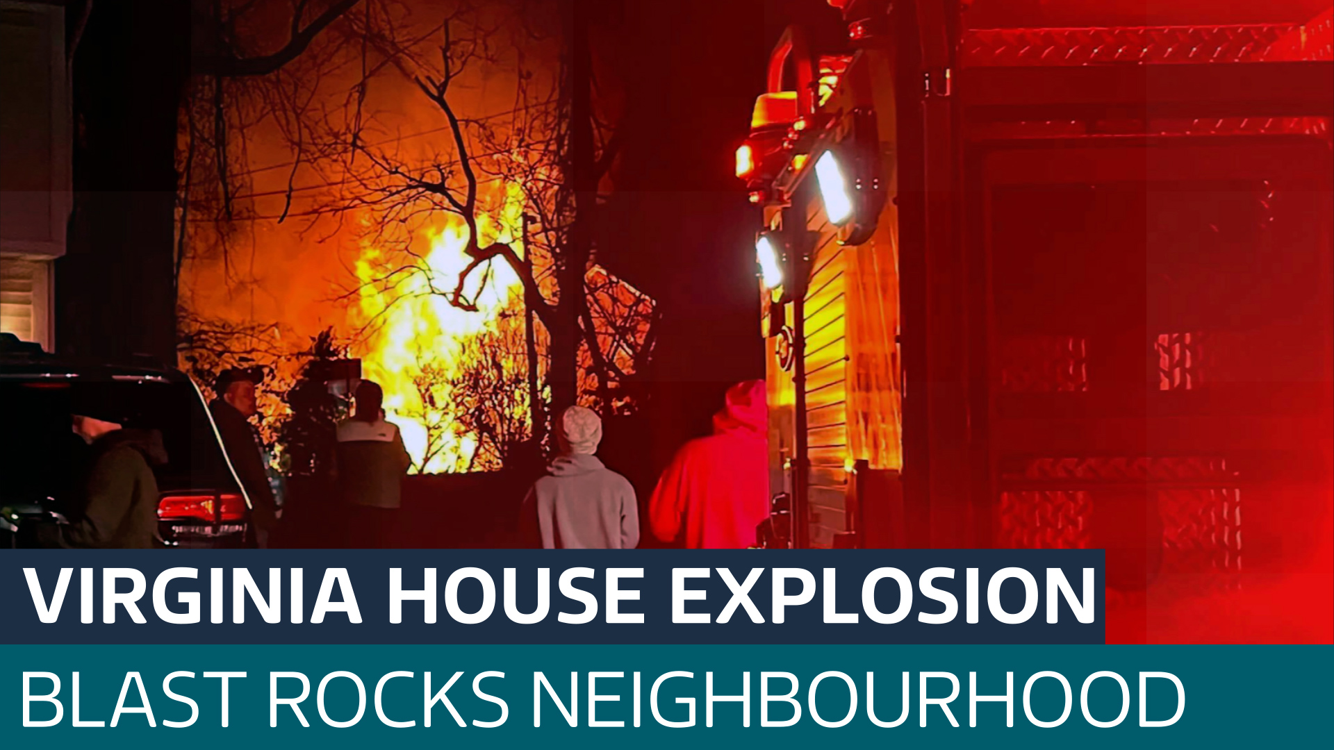 Caught on camera: Explosion at house in Virginia sends fireball into ...