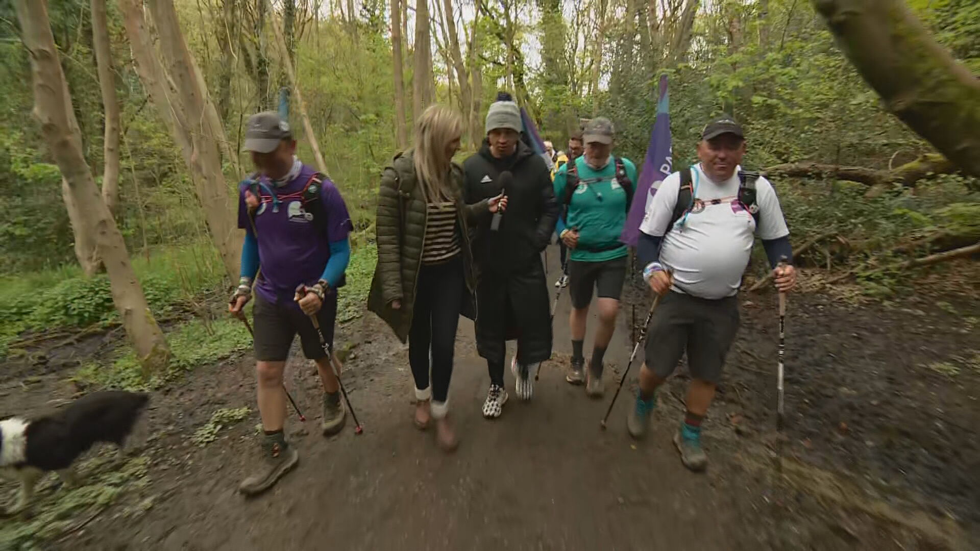 Three Dads walking meet MND fundraiser and Oldham rugby league star ...