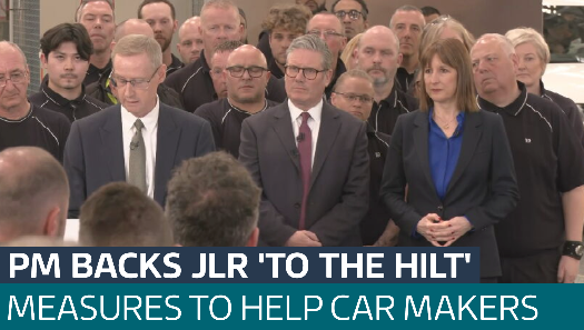 PM tells JLR workers he's 'backing them to the hilt' with series of ...